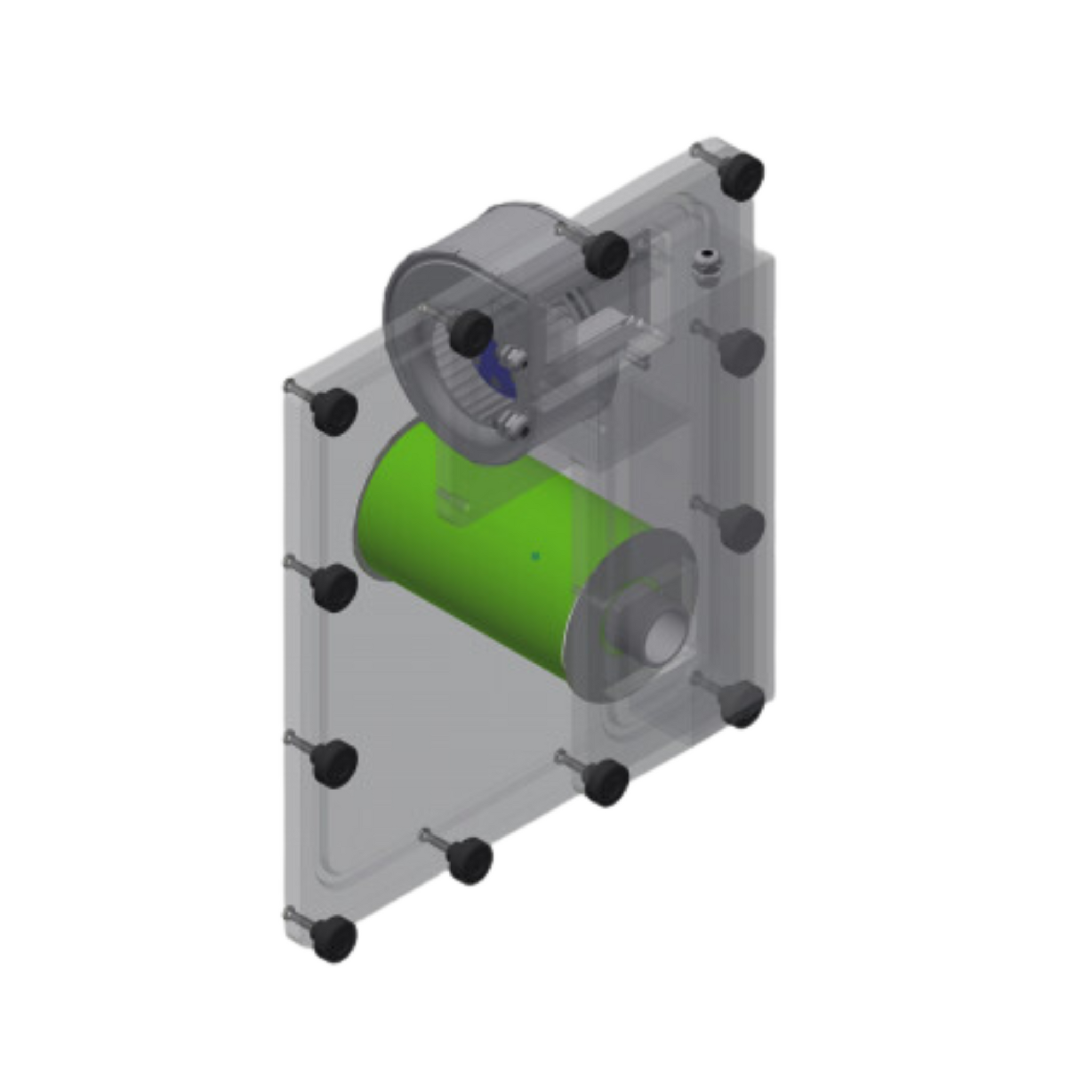 Gas circulation with HEPA filter